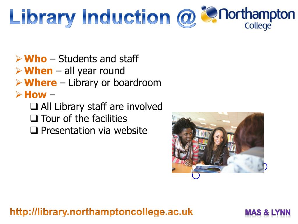 PPT - Library Induction @ PowerPoint Presentation, free download - ID ...