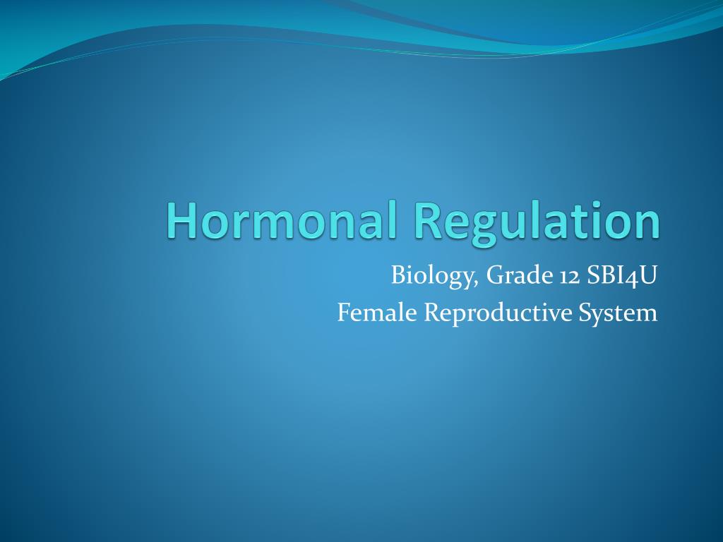 PPT - Hormonal Regulation PowerPoint Presentation, free download - ID ...