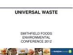 PPT - Universal Waste Training PowerPoint Presentation, free download ...