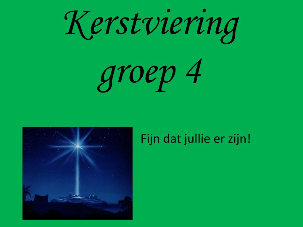 PPT - Kerstviering groep 4 PowerPoint Presentation, free download - ID ...