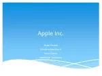 PPT - Apple Inc. PowerPoint Presentation, free download - ID:5713198