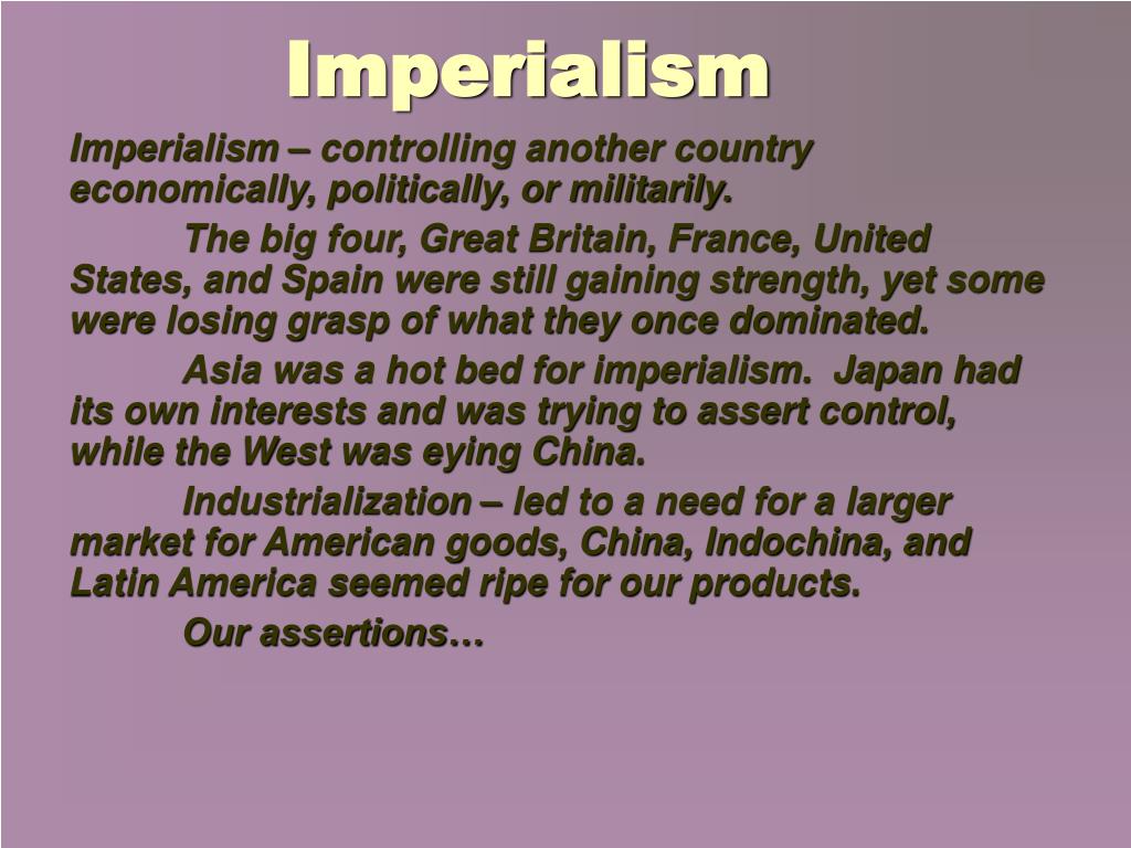 PPT - Imperialism PowerPoint Presentation, free download - ID:3141246