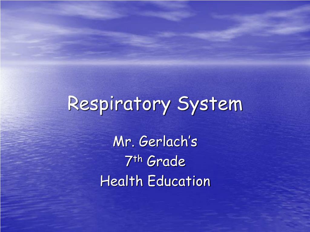 PPT - Respiratory System PowerPoint Presentation, free download - ID ...