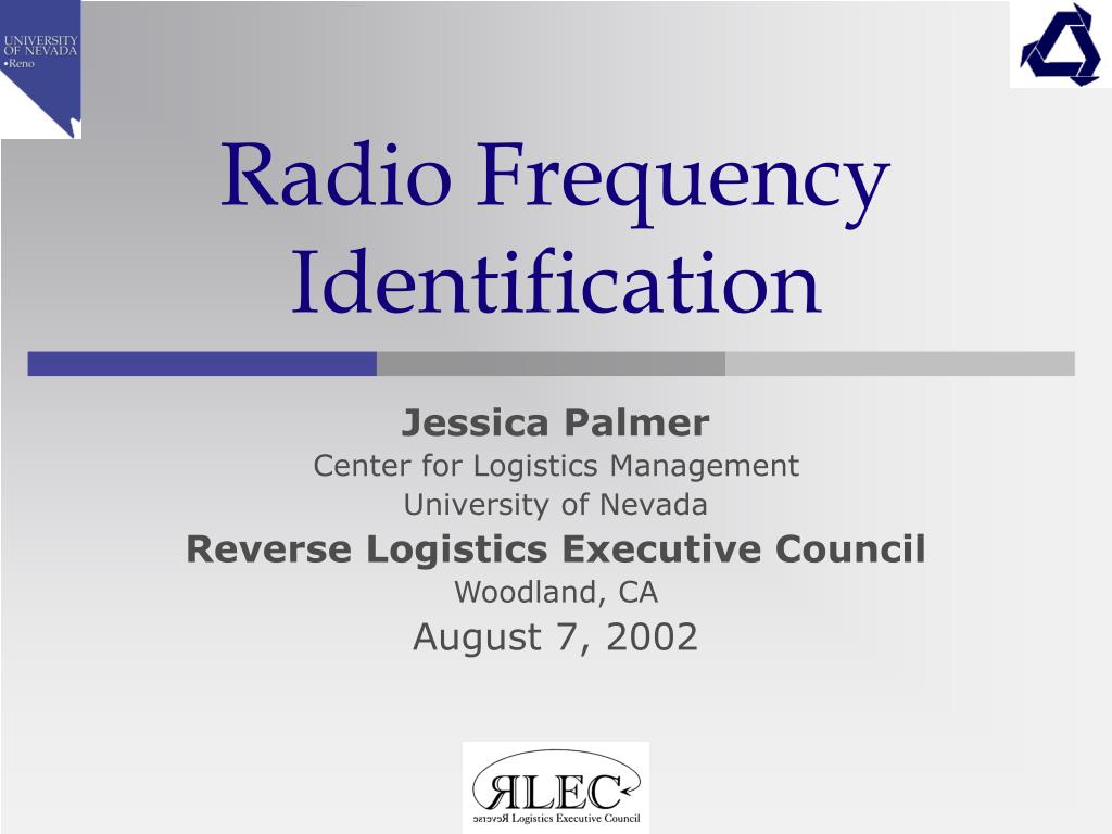 PPT - Radio Frequency Identification PowerPoint Presentation, free ...