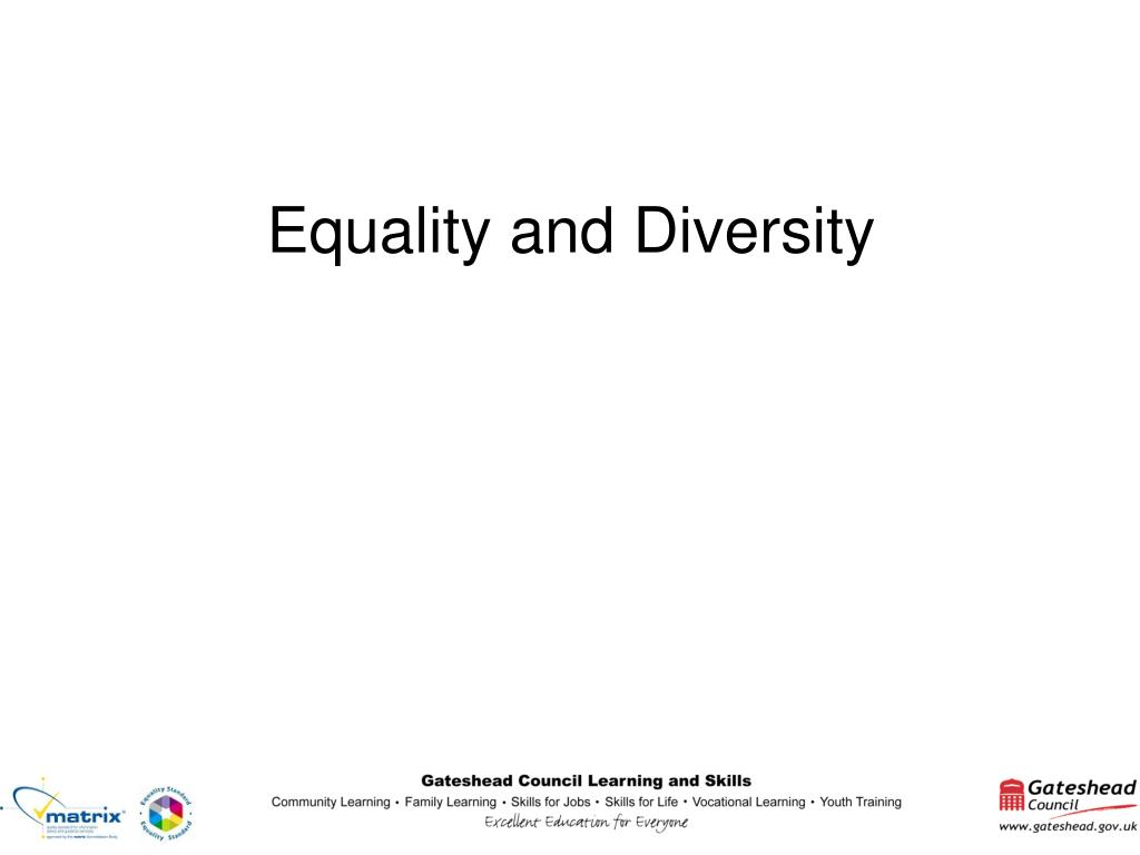 PPT - Equality and Diversity PowerPoint Presentation, free download - ID:3142703