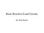 PPT - Chapter 2 Resistive Circuits PowerPoint Presentation, free ...