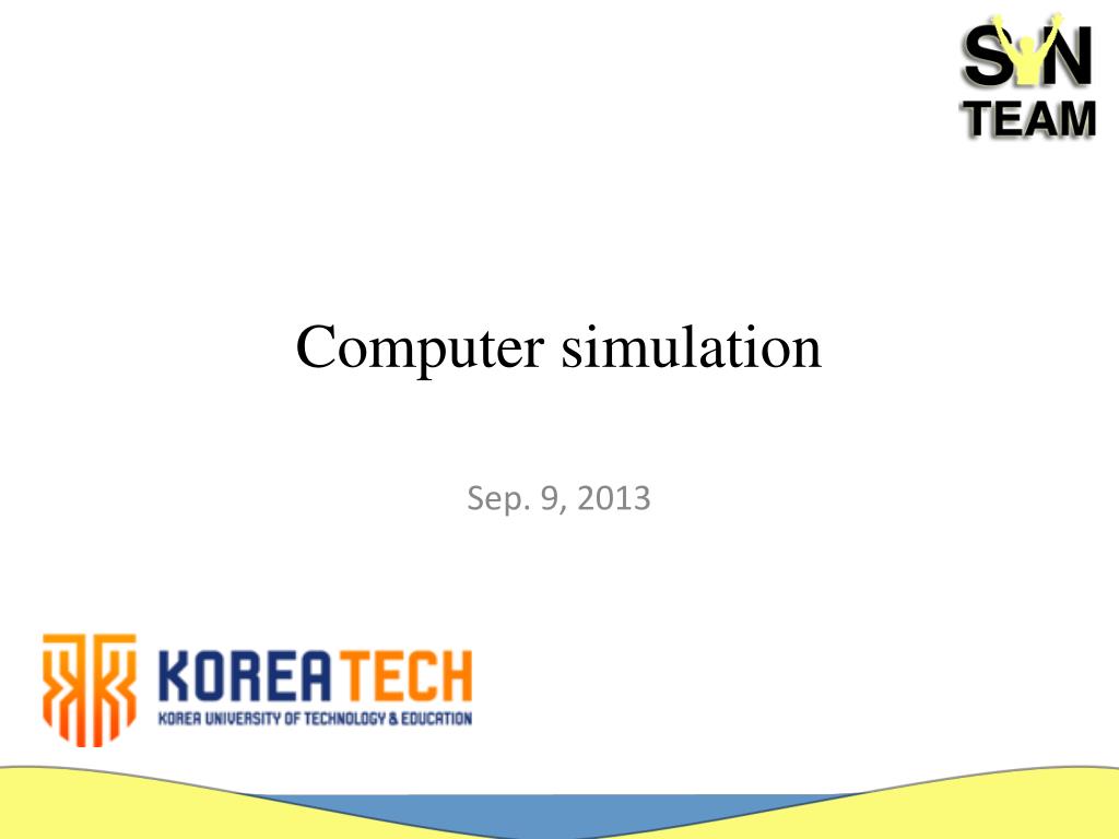 PPT - Computer simulation PowerPoint Presentation, free download - ID ...