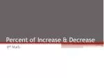 PPT - Learn to find percent increase and decrease. PowerPoint Presentation - ID:9544082