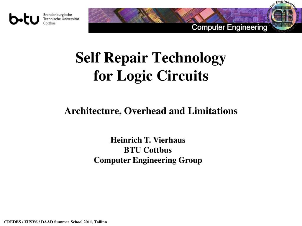PPT - Self Repair Technology for Logic Circuits PowerPoint Presentation ...