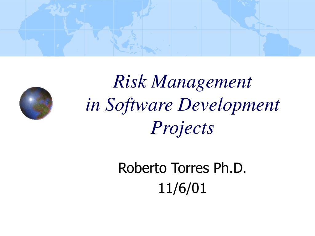 PPT - Risk Management in Software Development Projects PowerPoint ...