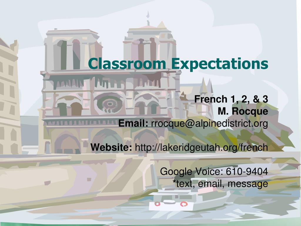 PPT - Classroom Expectations PowerPoint Presentation, free download ...
