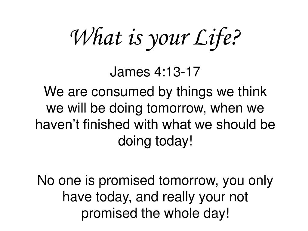 PPT - Living in the Present: Understanding Life's Purpose and ...