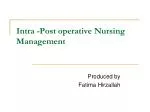 PPT - Post operative pain management PowerPoint Presentation, free ...