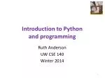 PPT - Introduction to Programming with Python PowerPoint Presentation ...