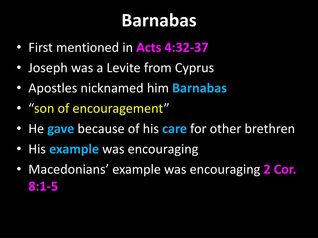 PPT - Barnabas PowerPoint Presentation, free download - ID:3150667