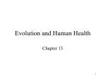 PPT - Chapter 14 Evolution and human health PowerPoint Presentation ...