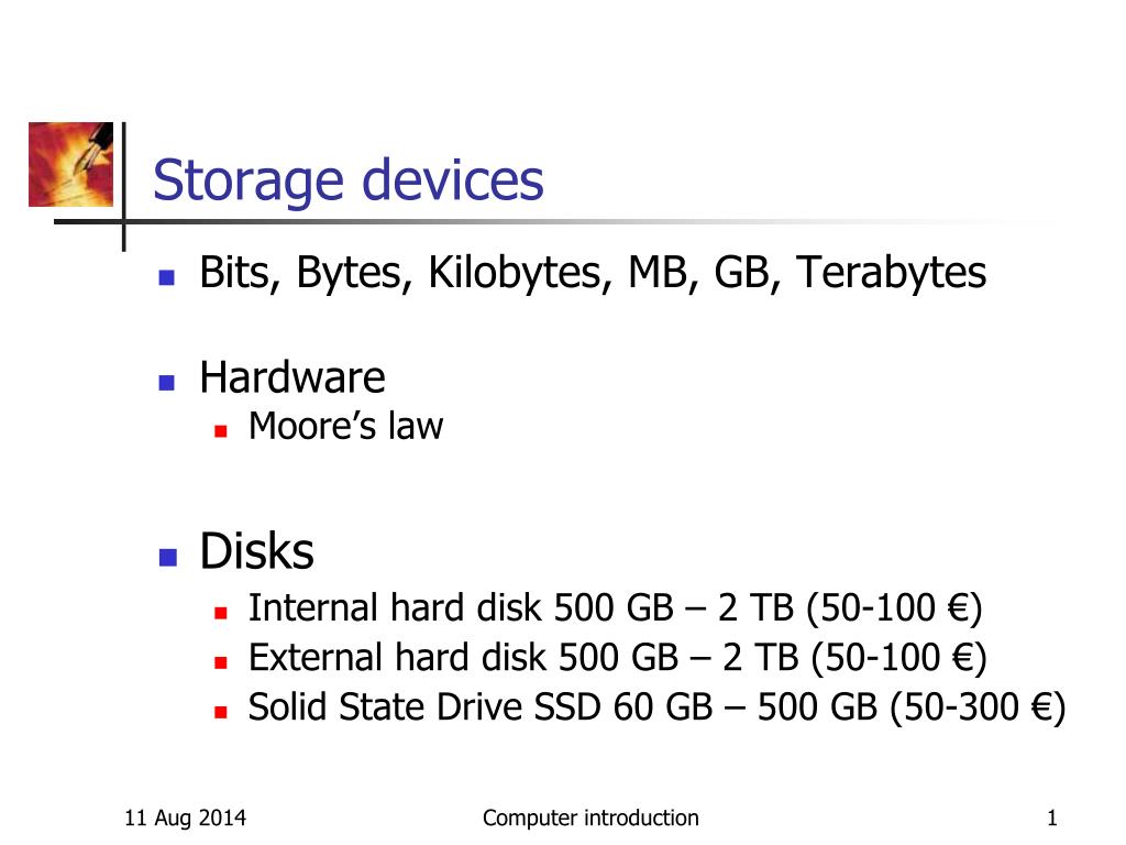 PPT - Storage devices PowerPoint Presentation, free download - ID:3151134