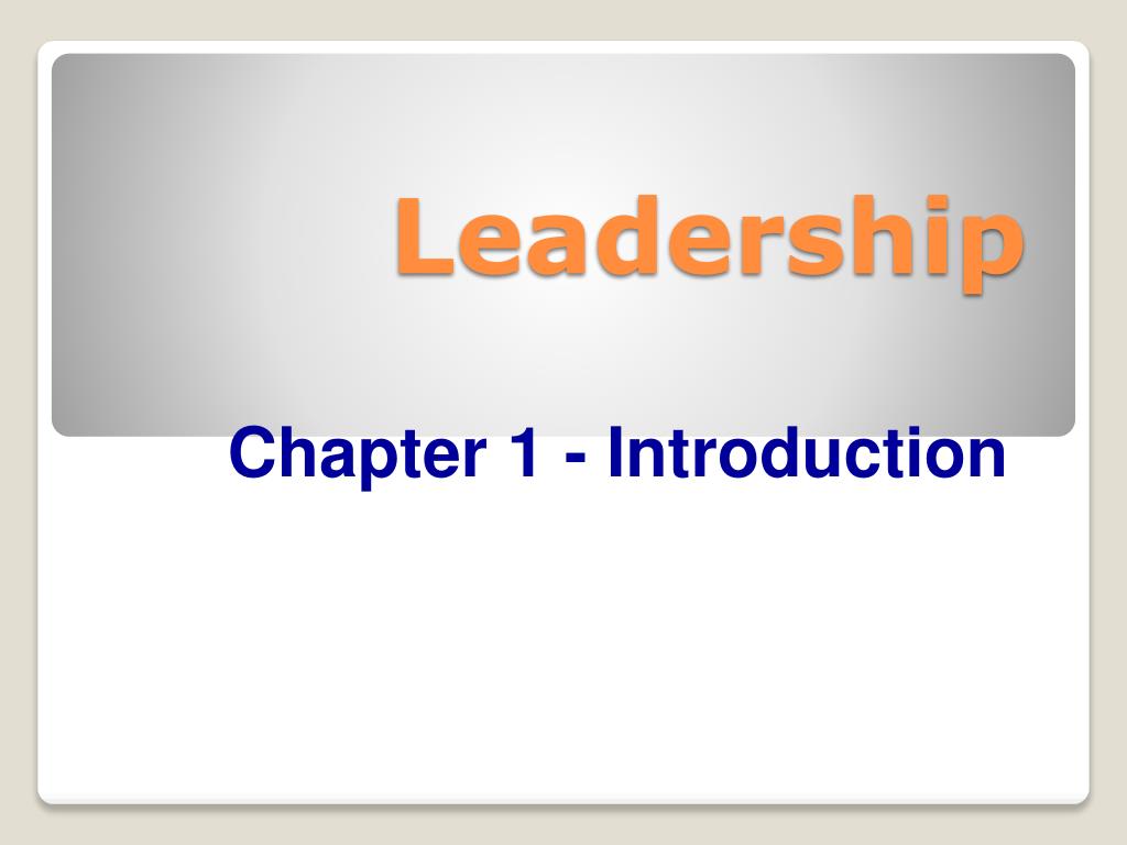 PPT - Leadership PowerPoint Presentation, free download - ID:3151341