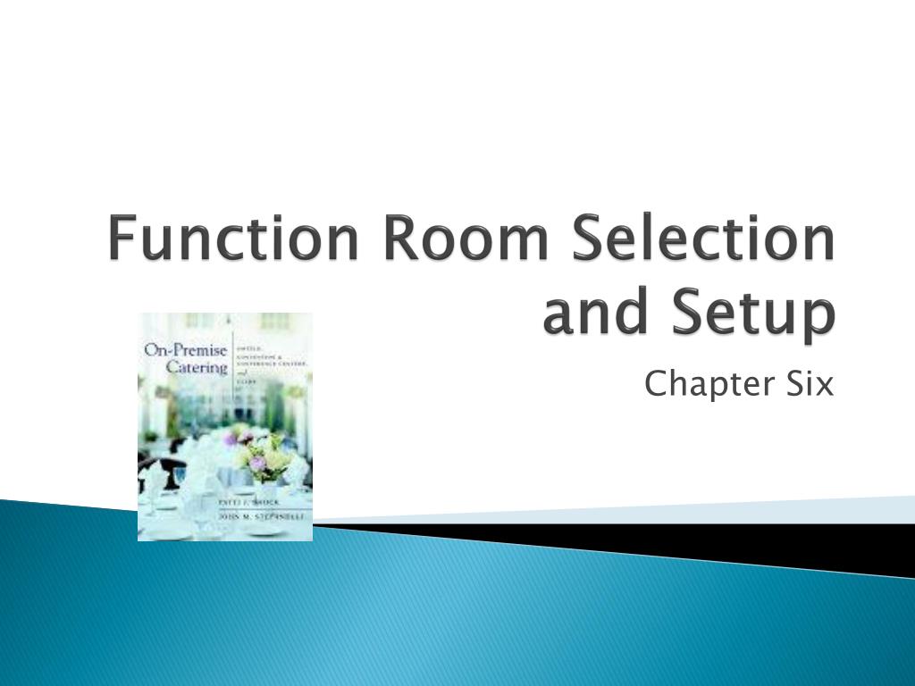 PPT - Function Room Selection and Setup PowerPoint Presentation, free ...
