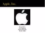 PPT - Apple Inc. PowerPoint Presentation, free download - ID:5713198