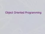 PPT - การเขียนโปรแกรมเชิงวัตถุ (Object Oriented Programming) PowerPoint ...
