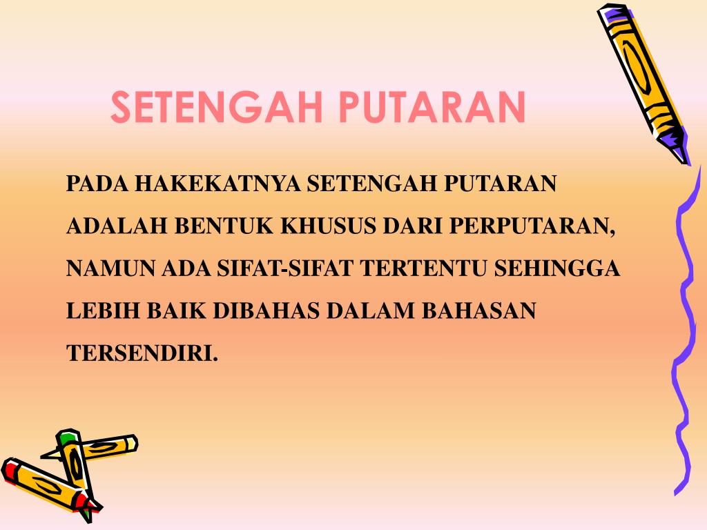 PPT - SETENGAH PUTARAN PowerPoint Presentation, free download - ID:3158499