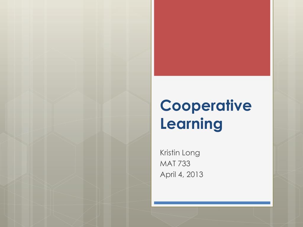 PPT - Cooperative Learning PowerPoint Presentation, free download - ID ...