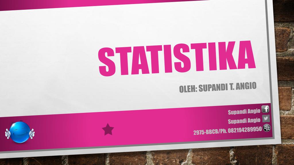 PPT - STATISTIKA PowerPoint Presentation, free download - ID:3166996