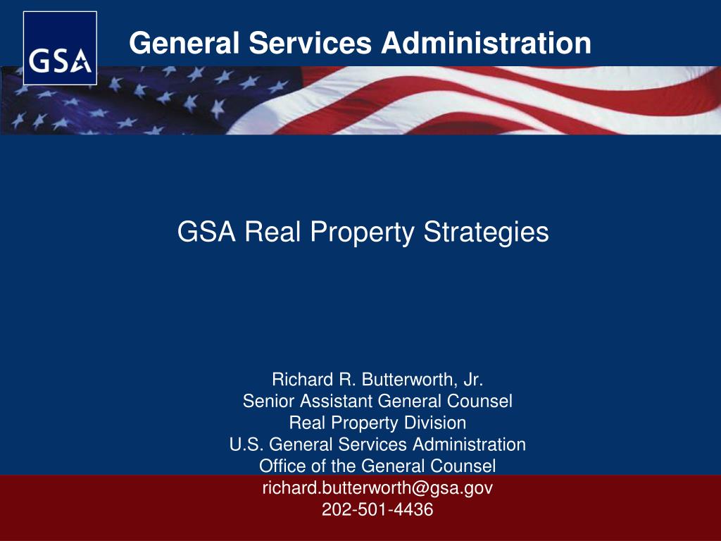 PPT - General Services Administration PowerPoint Presentation, free ...
