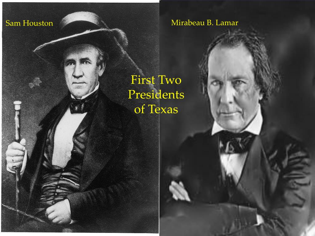 PPT - Houston and Lamar First 2 Presidents of Texas PowerPoint ...
