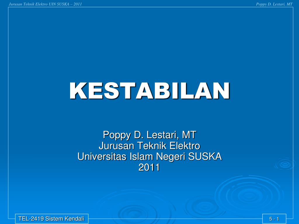 PPT - KESTABILAN PowerPoint Presentation, free download - ID:3174324
