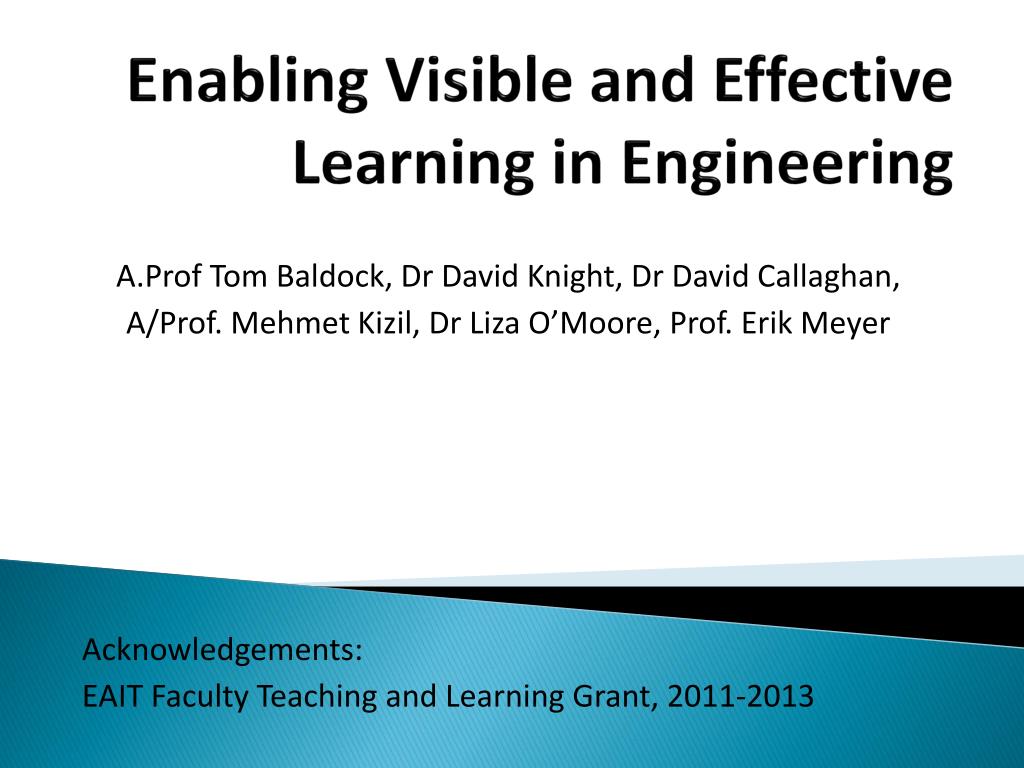 PPT - Unveiling Engineering Learning: From Threshold Concepts to ...