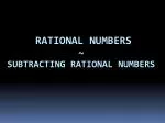 PPT - Rational Numbers PowerPoint Presentation, free download - ID:6843576