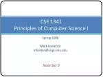 PPT - CSE 5311 Fundamentals of Computer Science PowerPoint Presentation ...
