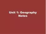 PPT - Unit 1: Physical Geography PowerPoint Presentation, free download ...