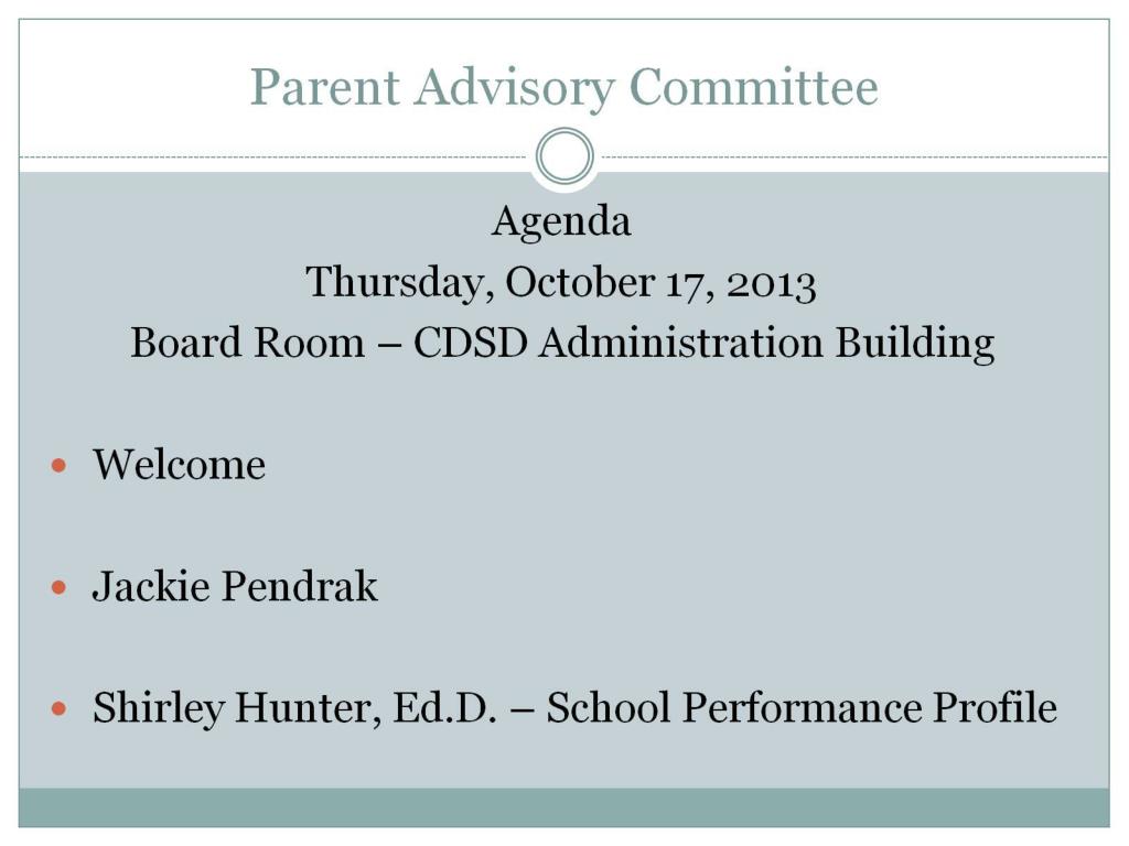PPT - Parent Advisory Committee PowerPoint Presentation, free download ...