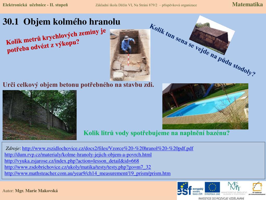 PPT - 30.1 Objem kolmého hranolu PowerPoint Presentation, free download ...