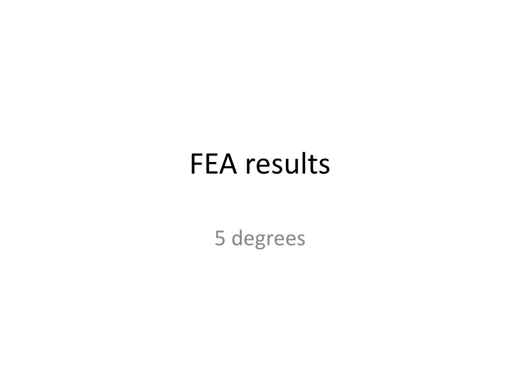 PPT - FEA results PowerPoint Presentation, free download - ID:3177519