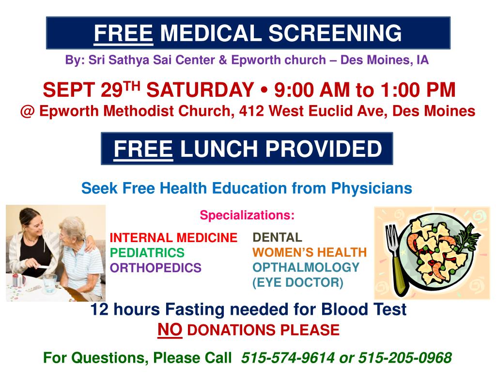 PPT - Free Medical Screening Event in Des Moines, Iowa! PowerPoint ...