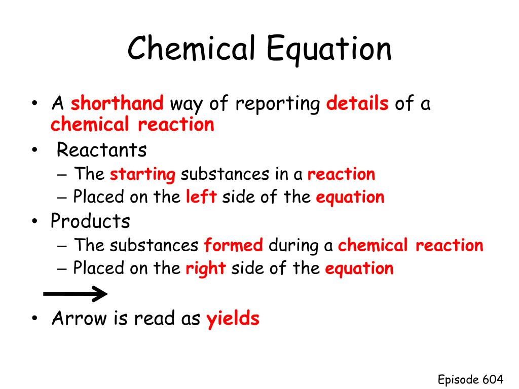PPT - Chemical Equation PowerPoint Presentation, free download - ID:3179832