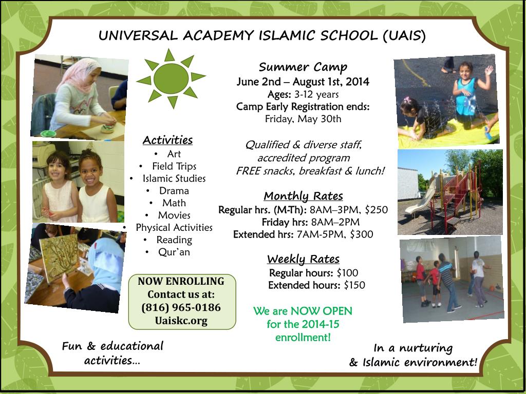 PPT - UNIVERSAL ACADEMY ISLAMIC SCHOOL (UAIS) PowerPoint Presentation ...