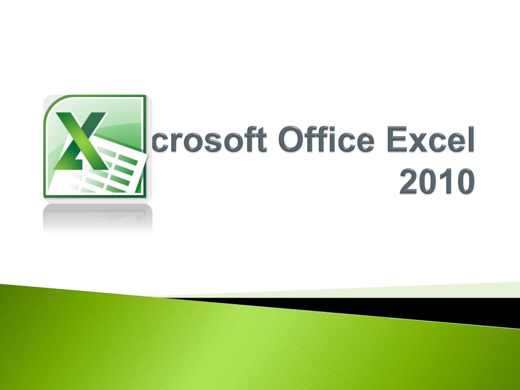 PPT - Microsoft Office Excel 2010 PowerPoint Presentation, free ...