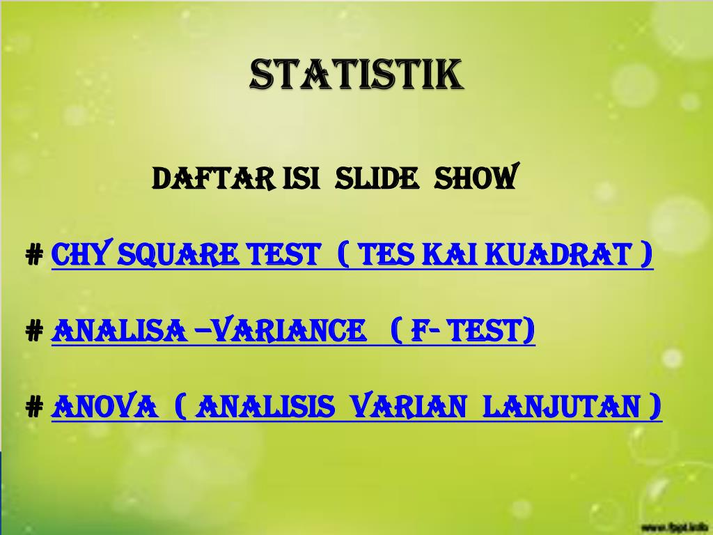 PPT - STATISTIK PowerPoint Presentation, free download - ID:3188628