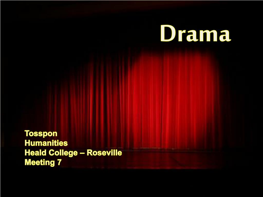 PPT - Drama PowerPoint Presentation, free download - ID:3189262