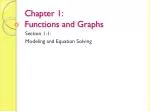 PPT - Chapter 1 Functions and Graphs PowerPoint Presentation, free ...