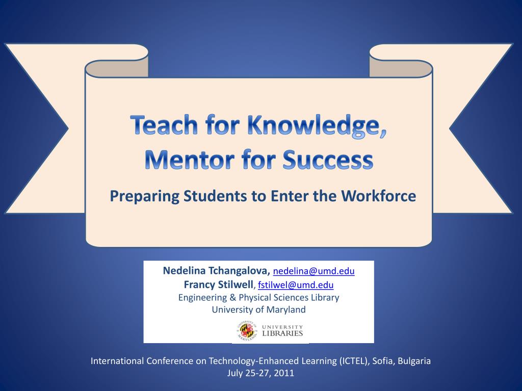 PPT - Preparing Students to Enter the Workforce PowerPoint Presentation ...