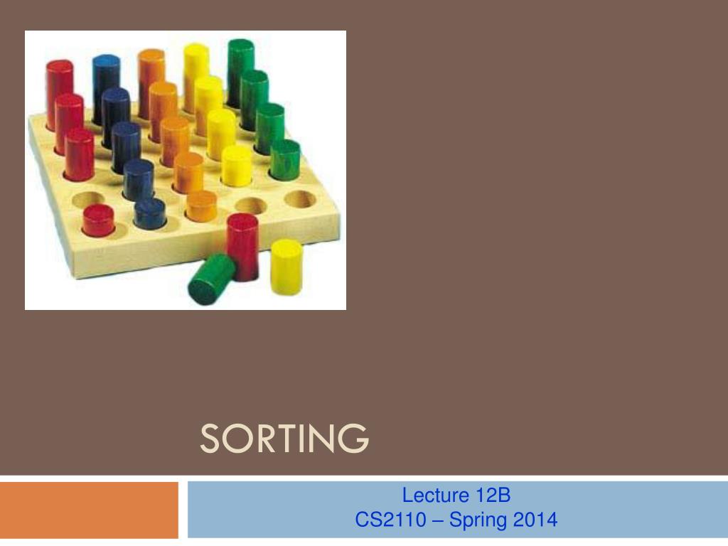 PPT - Understanding Insertion Sort, Selection Sort, and QuickSort ...