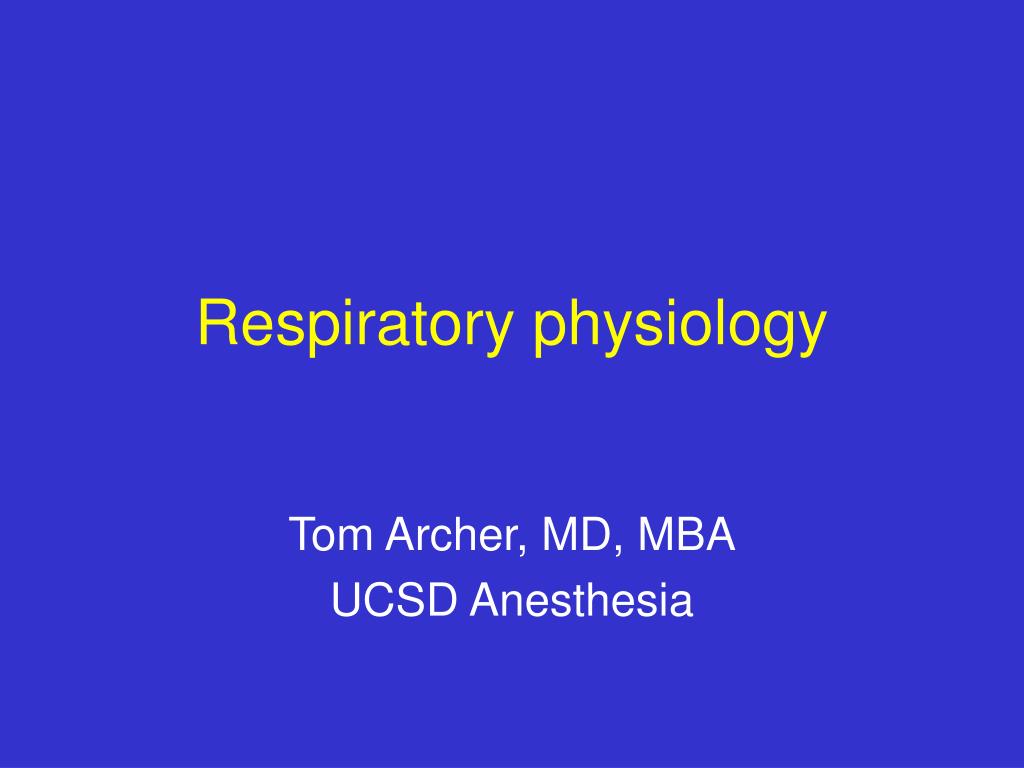 PPT - Respiratory physiology PowerPoint Presentation, free download ...