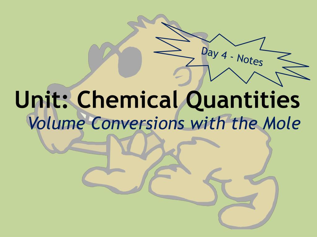 PPT - Unit: Chemical Quantities PowerPoint Presentation, free download ...