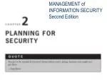 PPT - MANAGEMENT of INFORMATION SECURITY Third Edition PowerPoint ...